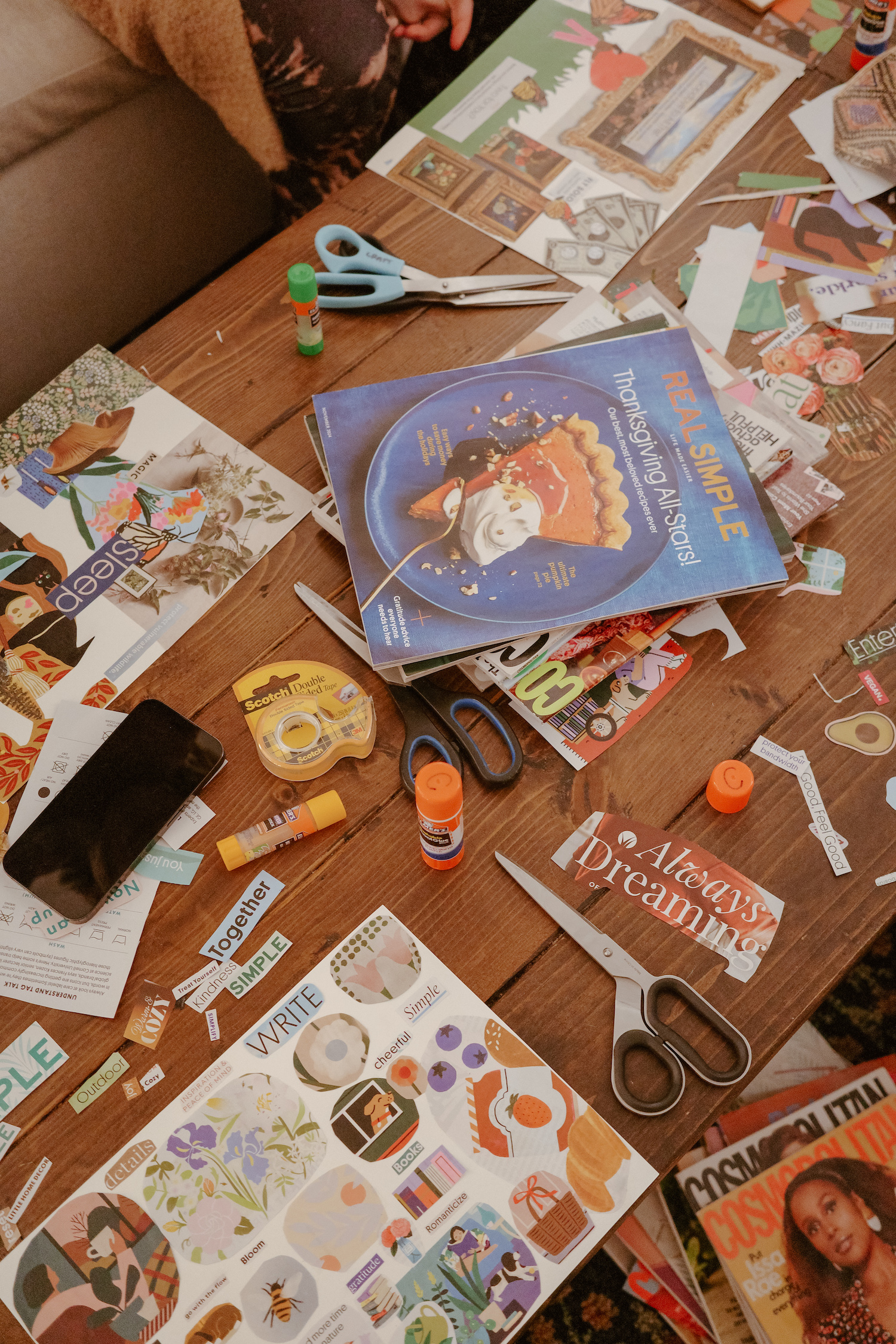 Girls’ Night Craft: Making a Vision Board for 2025