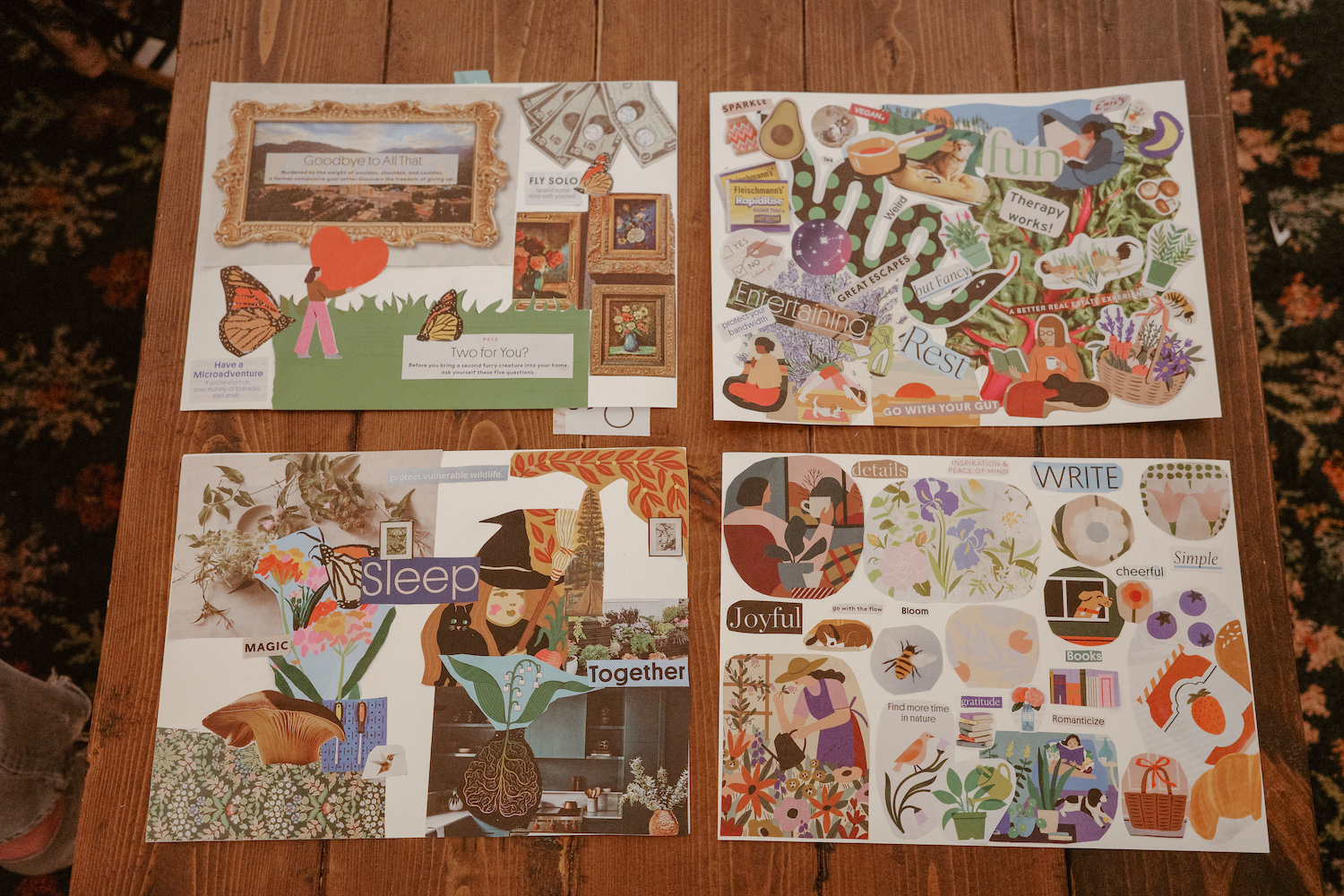 Girls’ Night Craft: Making a Vision Board for 2025